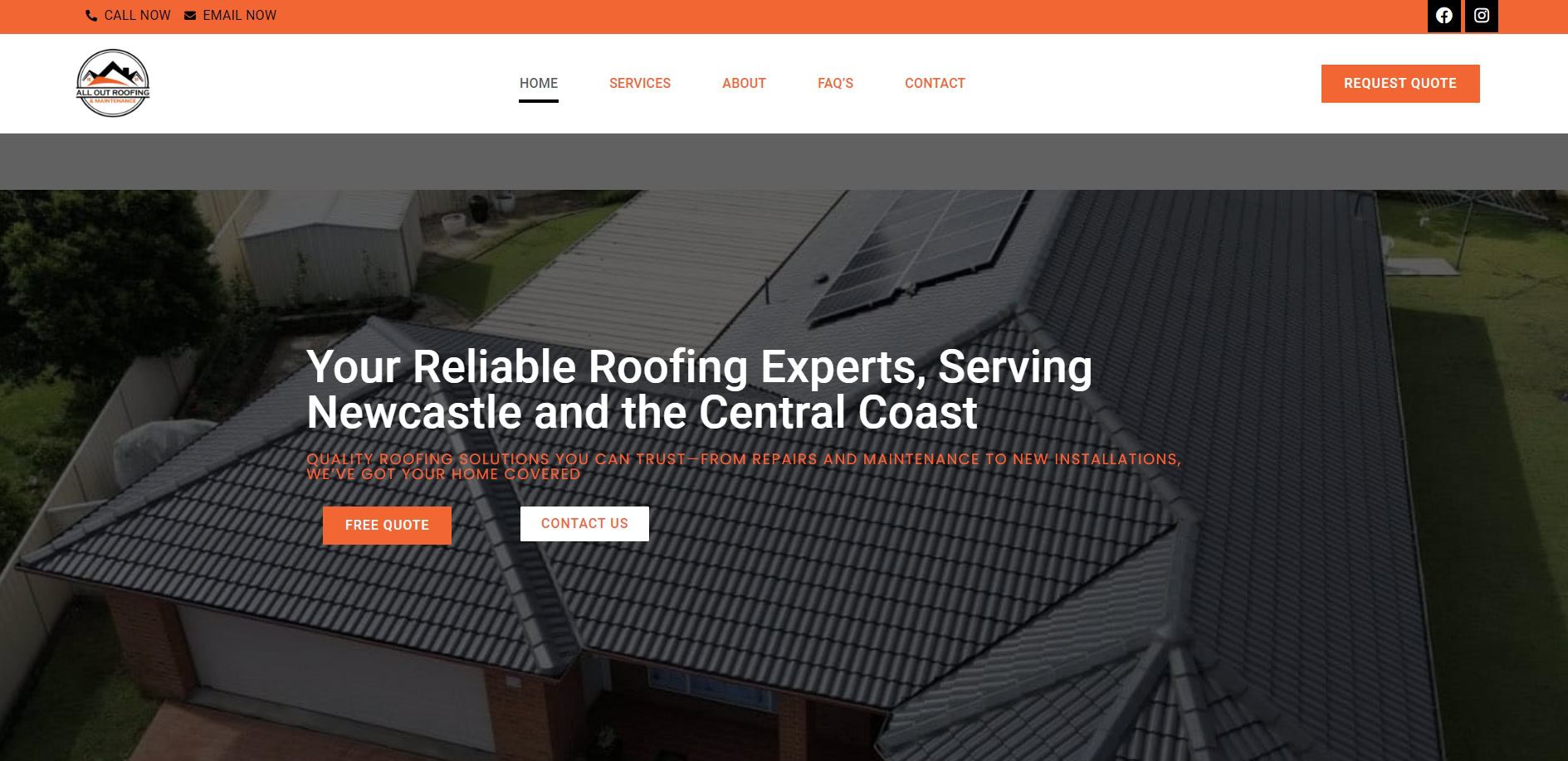 Home | Reliable Roofing Solutions in Newcastle